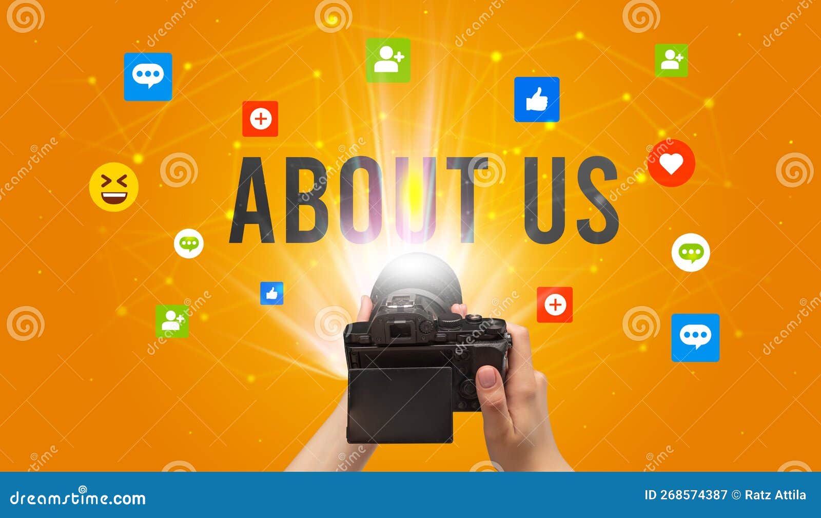 Using Camera To Capture Social Media Content Stock Image - Image of ...