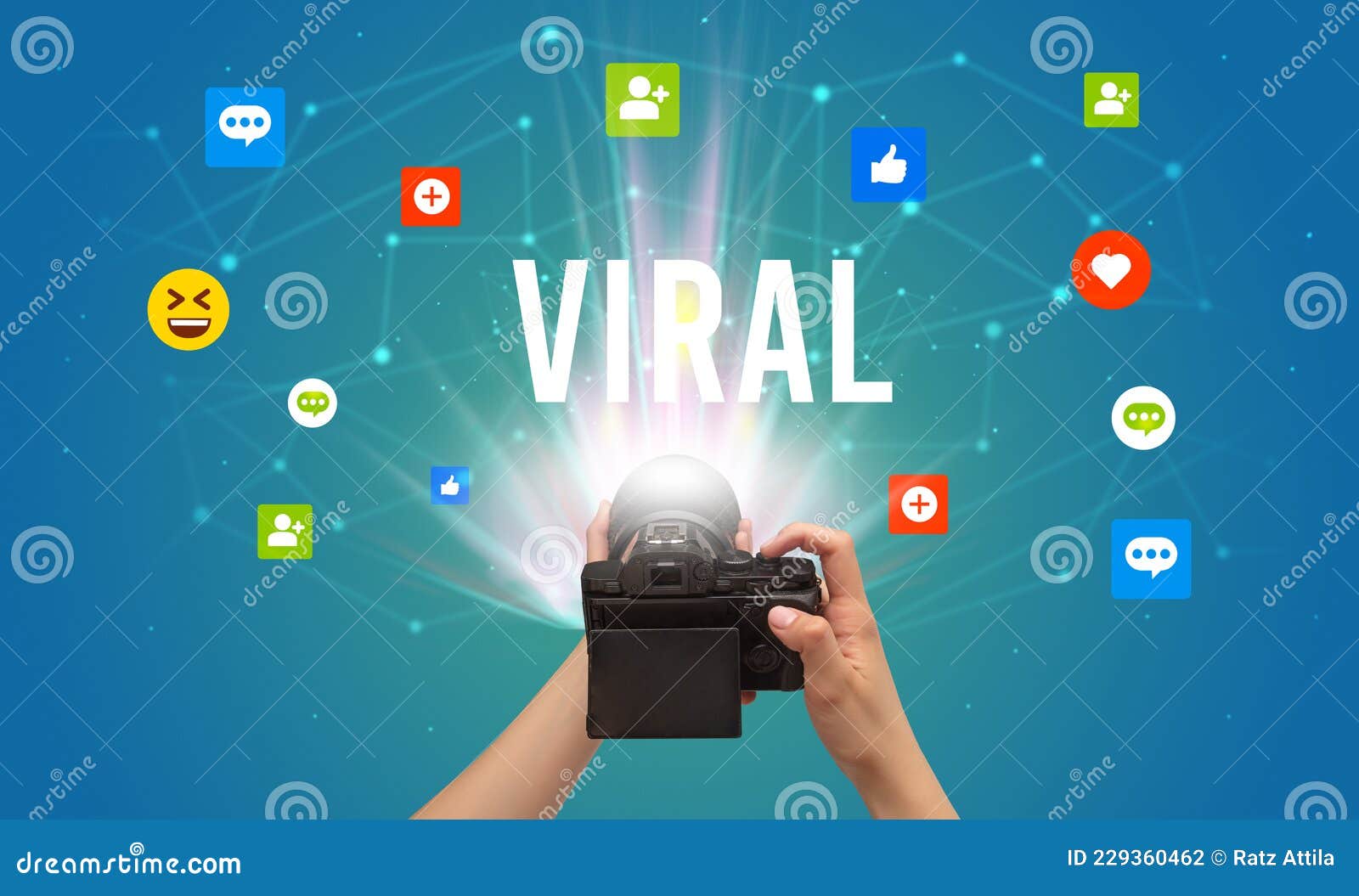 Using Camera To Capture Social Media Content Stock Photo - Image of ...