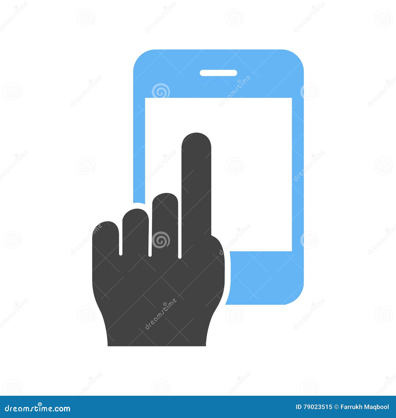 Using Cell Phone stock vector. Illustration of internet - 79023515