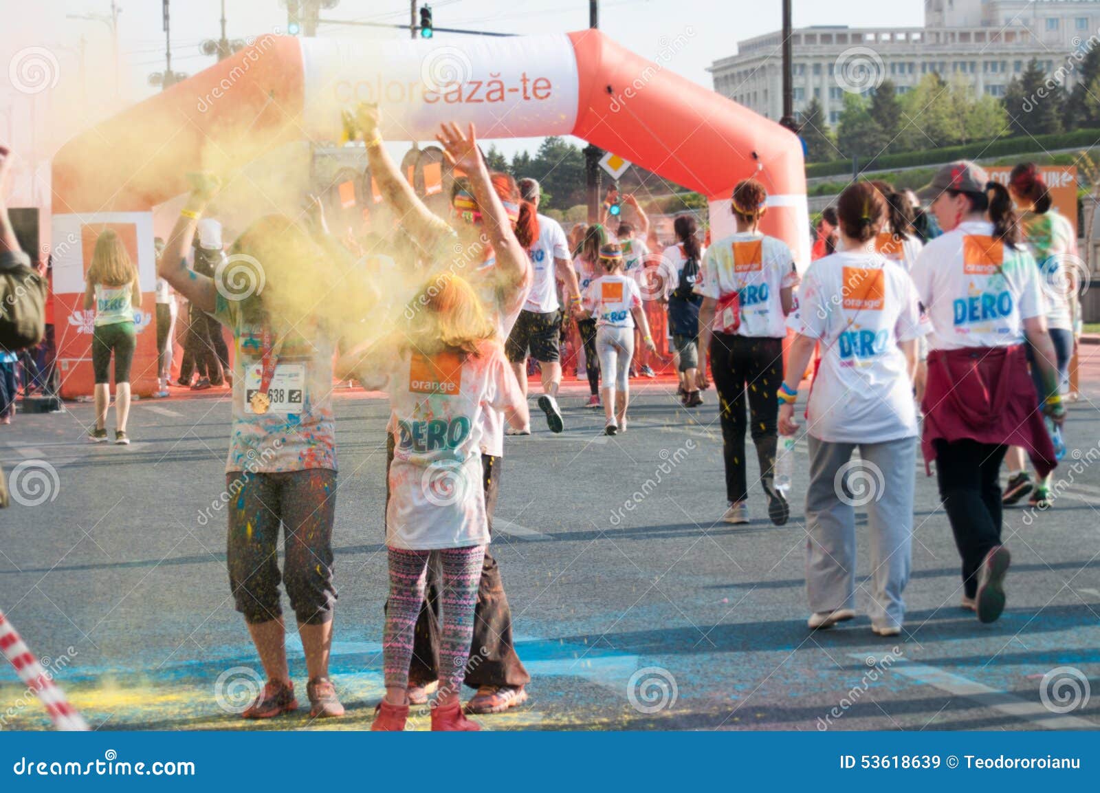 Using color powder editorial stock image. Image of color - 53618639