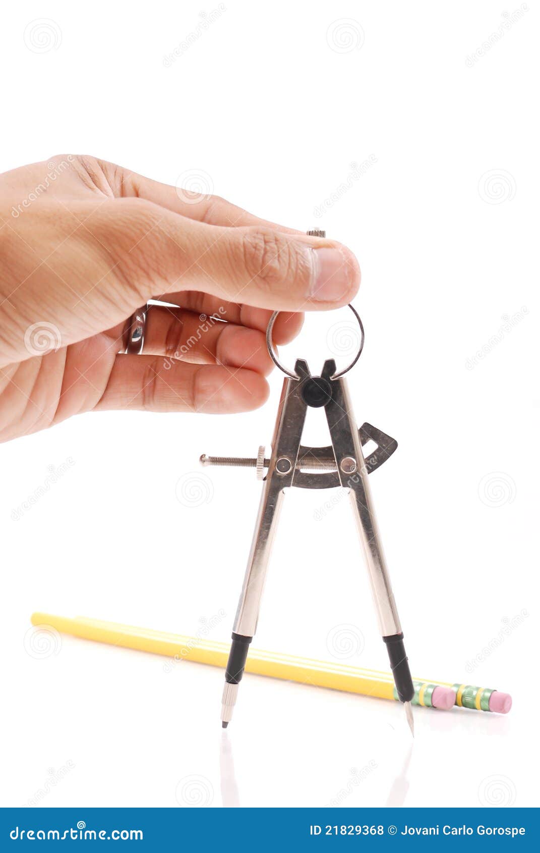 Using a Compass stock photo. Image of measuremants, project - 21829368