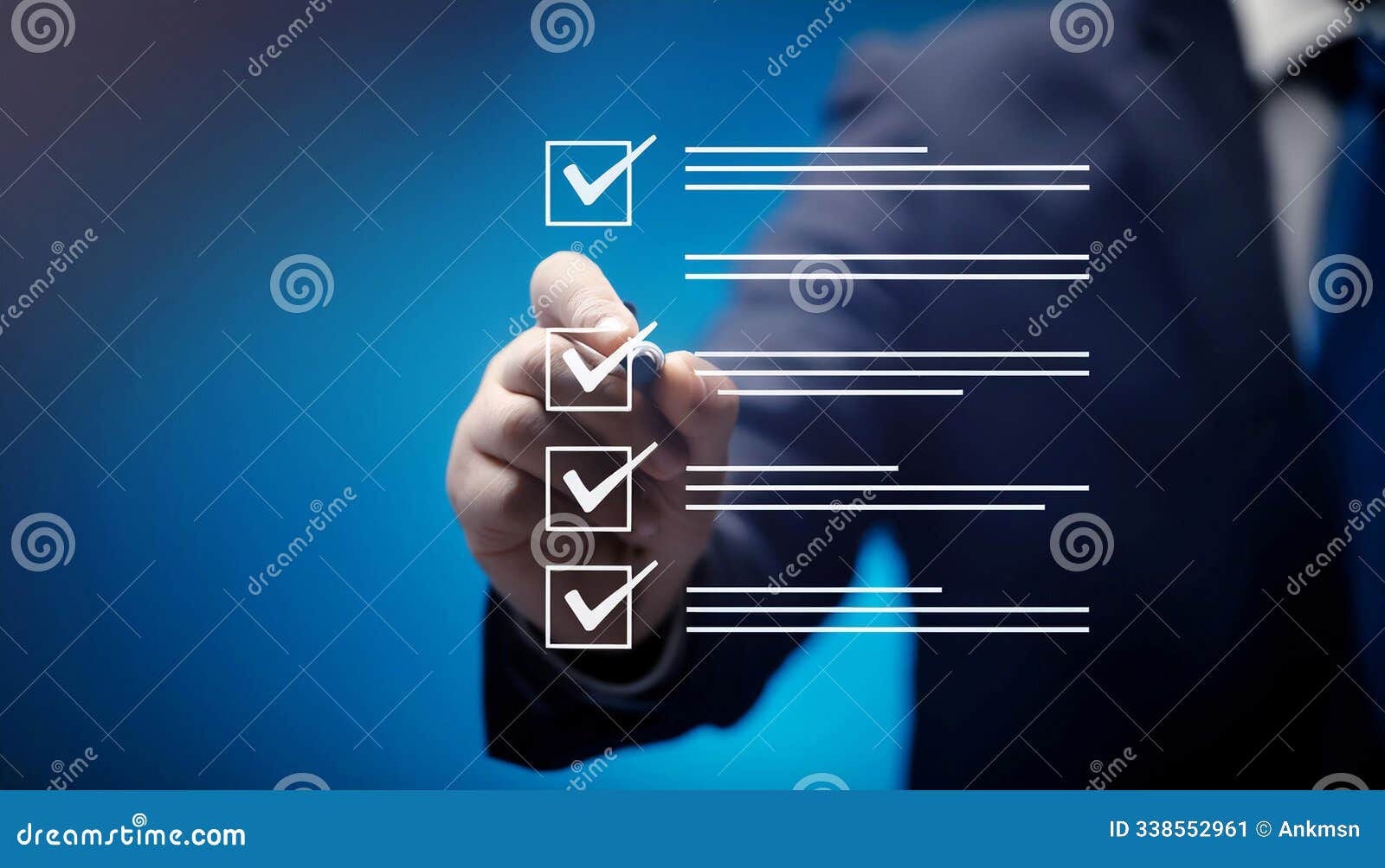 Using And Completing A Checklist, Featuring Elements Like Checkmarks, Lists, And Completed Tasks ...