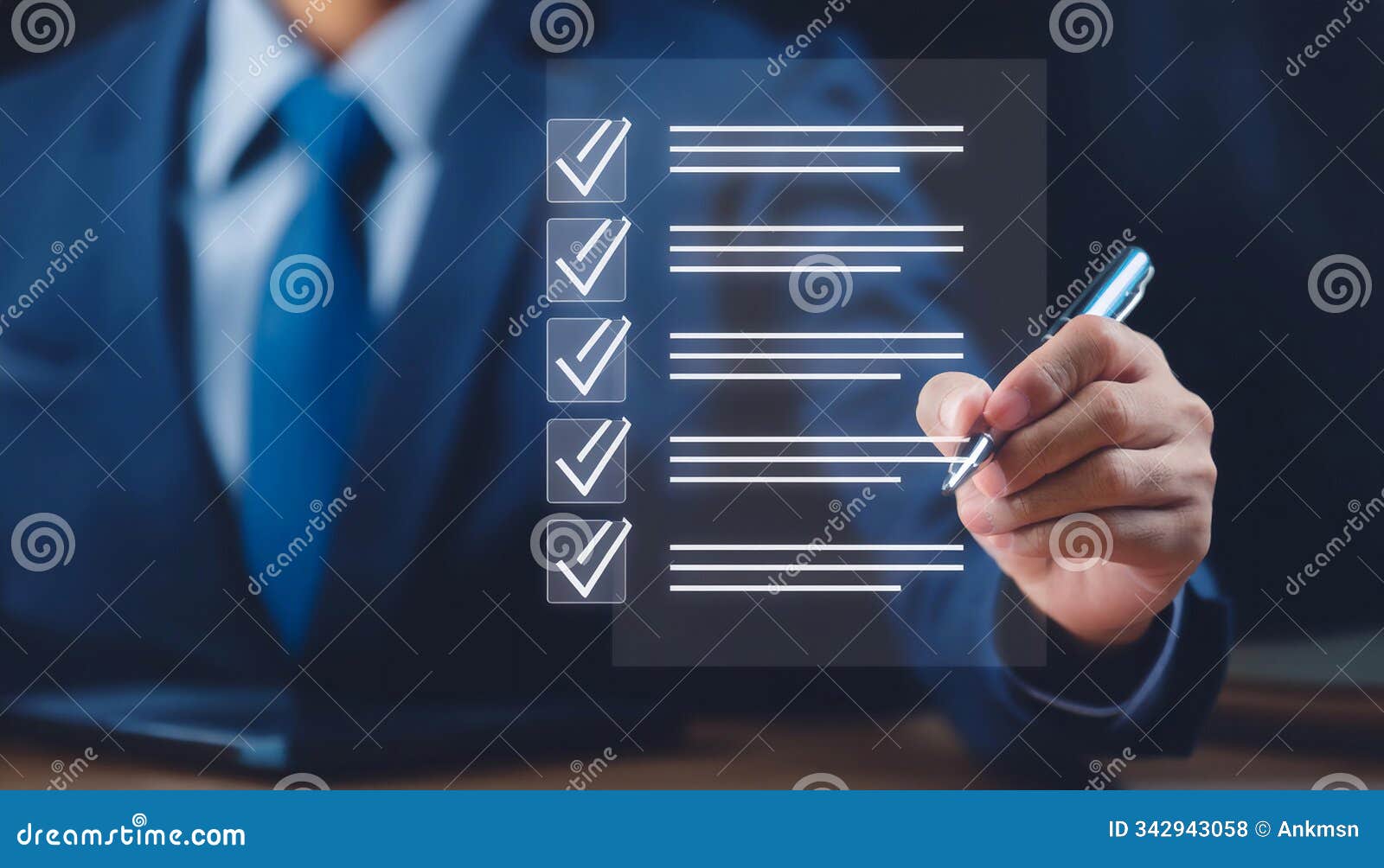 Using And Completing A Checklist, Featuring Elements Like Checkmarks ...