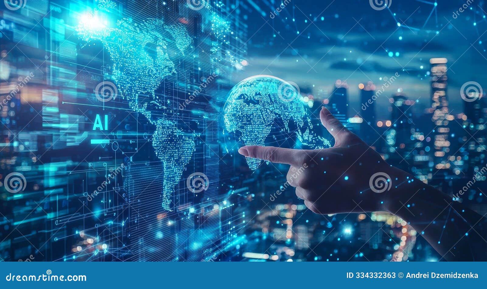 By Using 3D Rendering, a Businessman Activated a Flying Earth Network ...