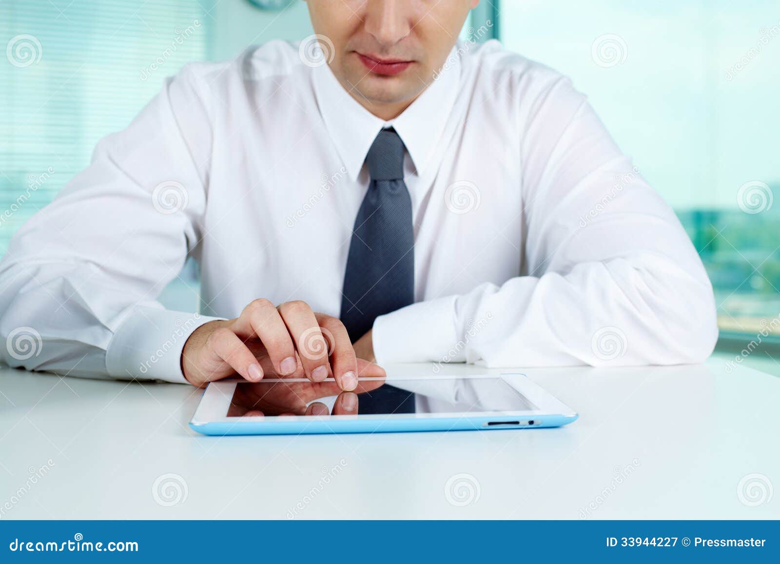 Using digital tablet stock image. Image of people, idea - 33944227