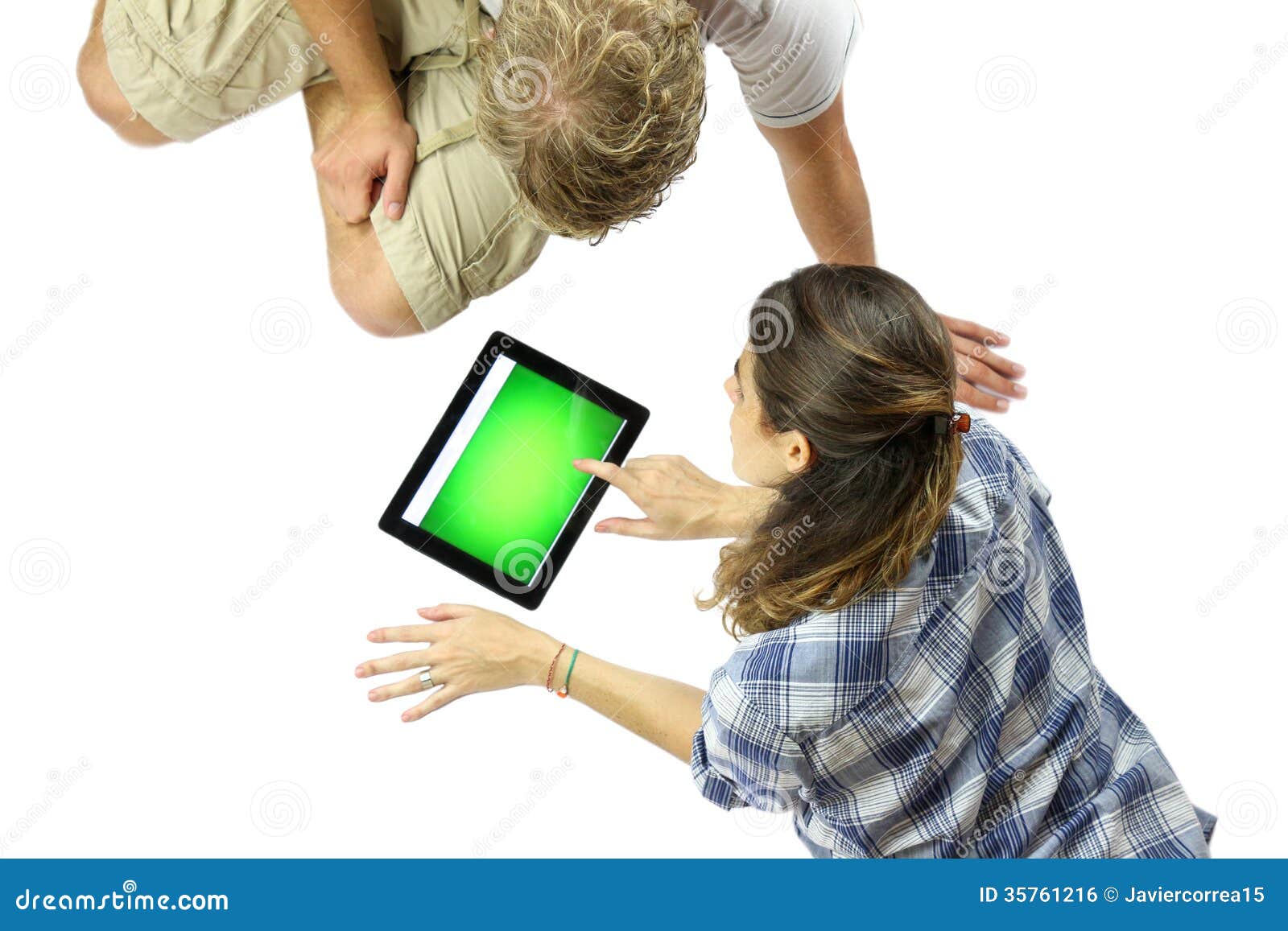 Using a Digital Tablet stock photo. Image of screen, studying - 35761216