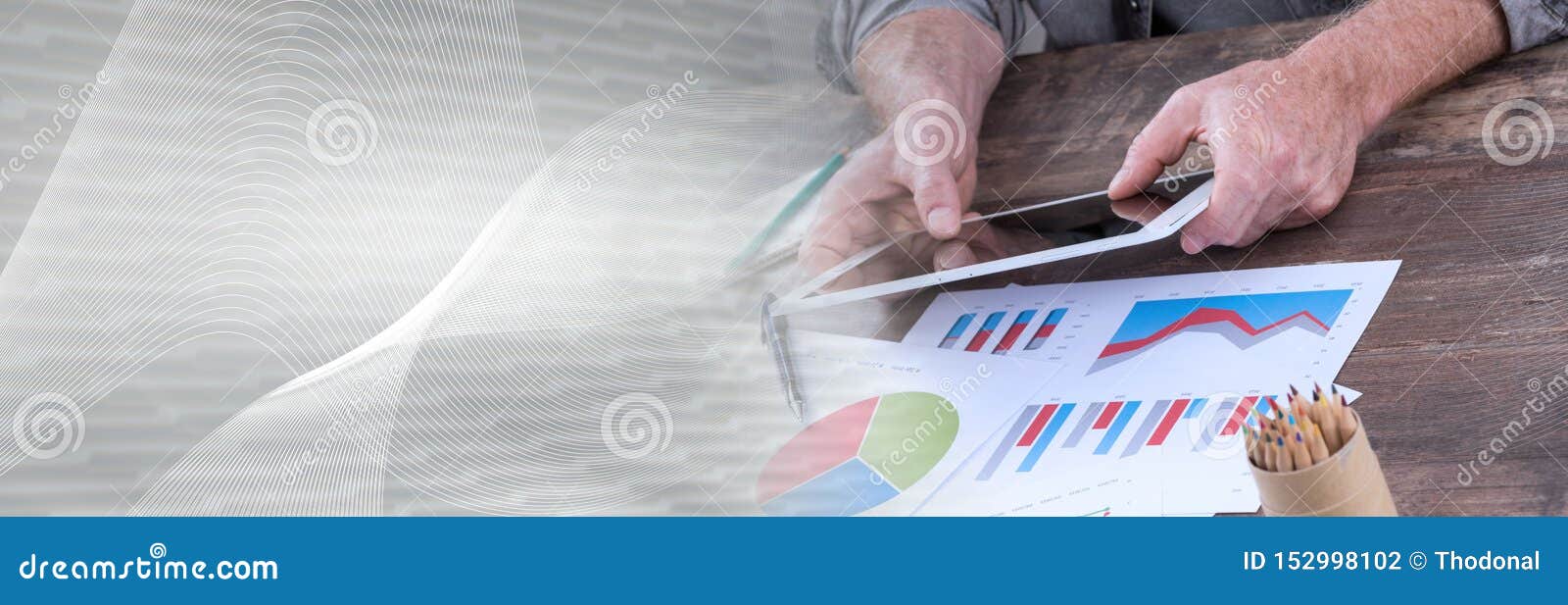 Using Digital Tablet; Panoramic Banner Stock Photo - Image of banner ...