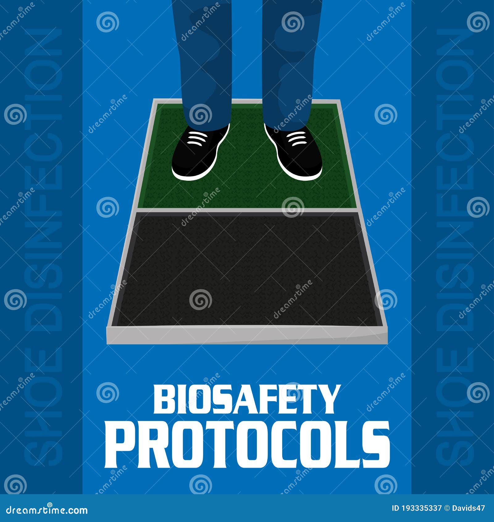 Biosafety protocols poster stock vector. Illustration of virus - 193335337