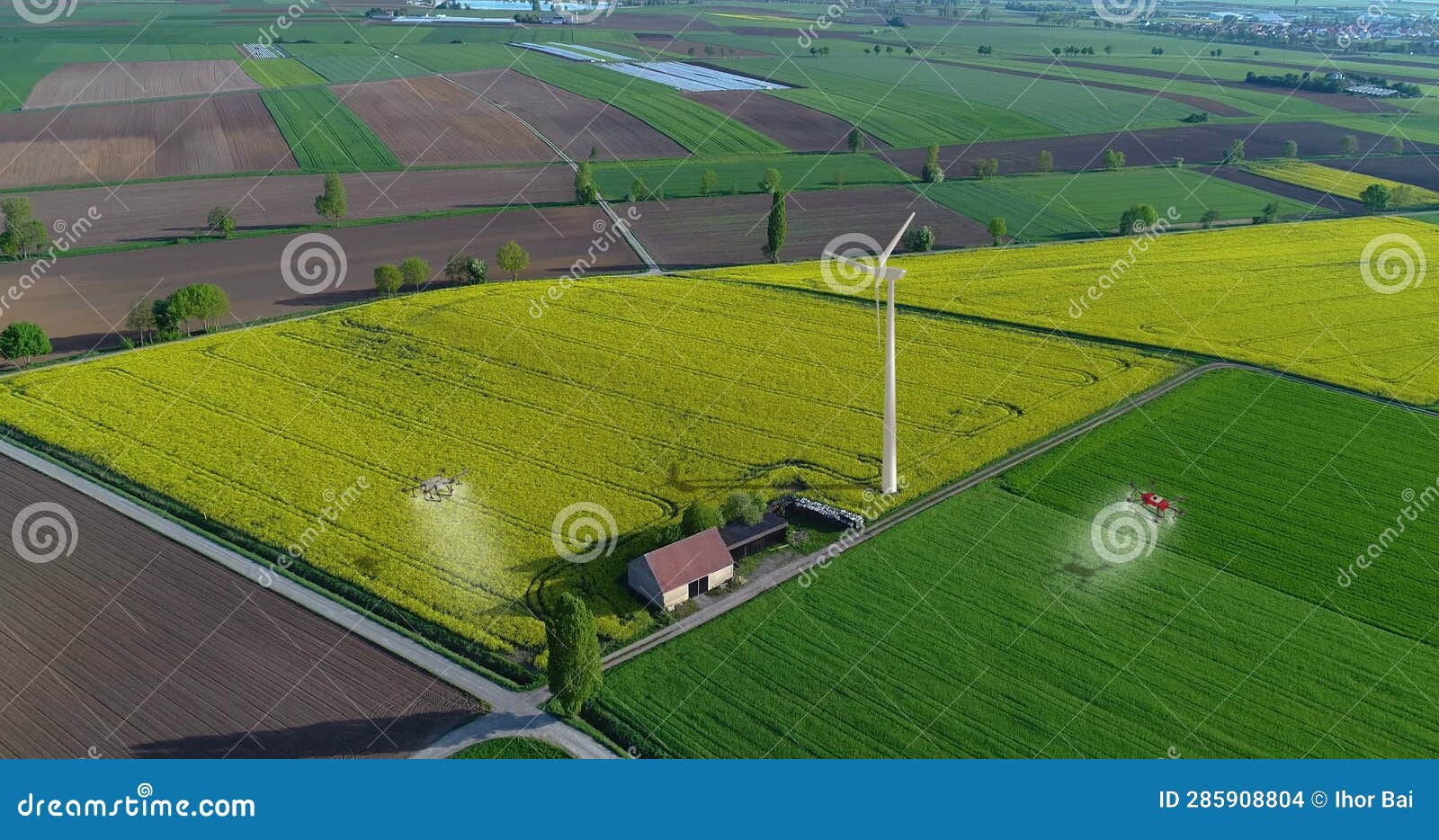 Using Drones in Agriculture To Spray Fields. Agro-drones in Agriculture ...