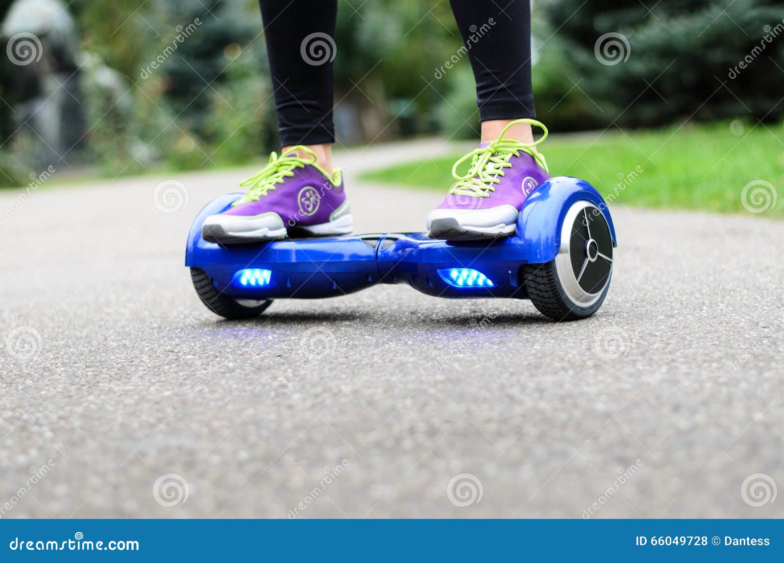 Using Hoverboard Electric Smart Scooter Self Balancing Editorial Stock ...