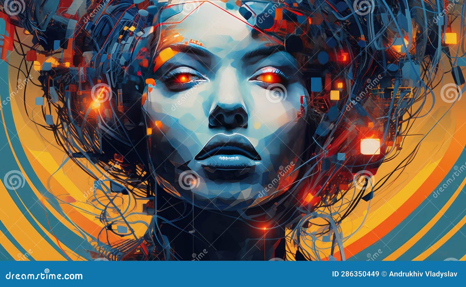 Using Generative Art Artificial Intelligence And An Algorithmic Process To Create Unique And