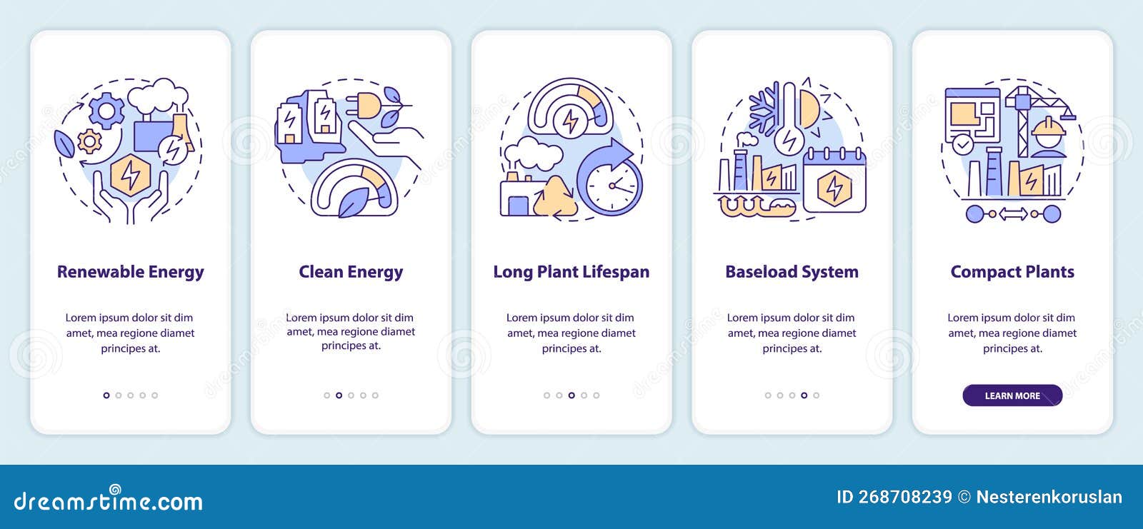 Using Geothermal Energy Advantages Onboarding Mobile App Screen Stock ... Using Geothermal Energy Advantages Onboarding Mobile App Screen Stock ...