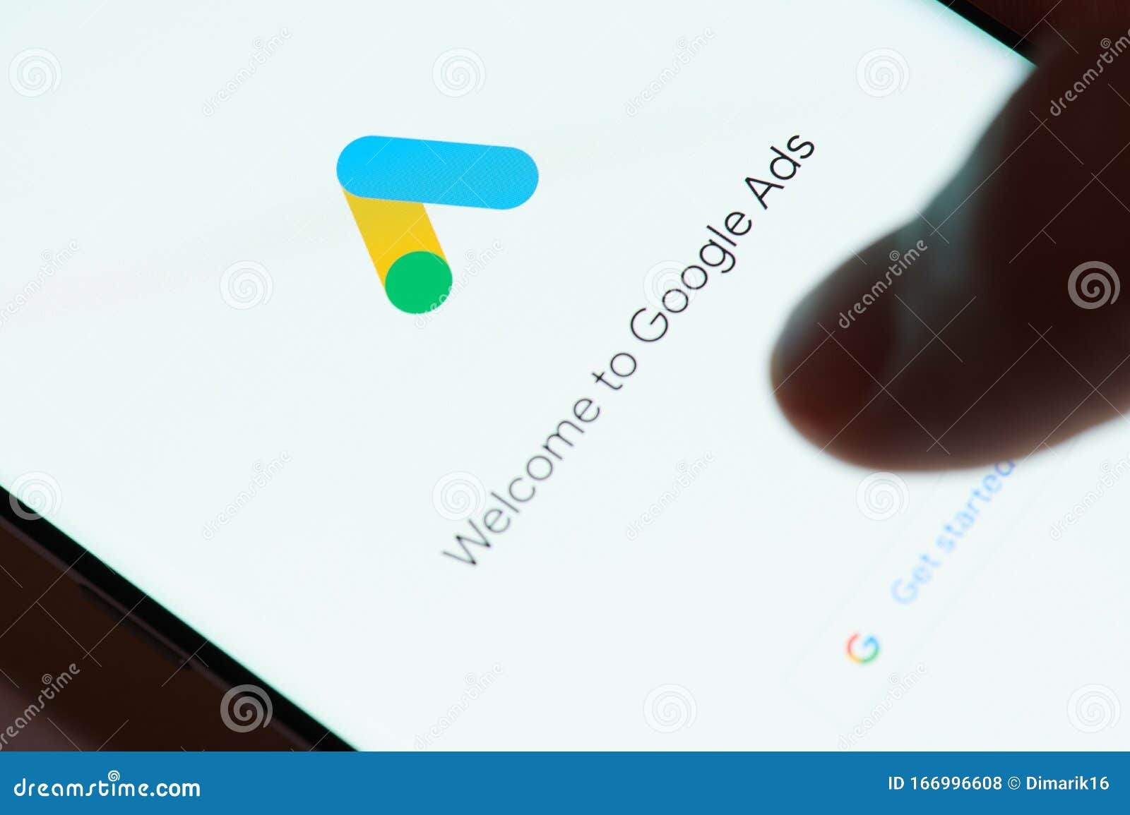 Using Google Ads App on Smartphone Editorial Stock Photo - Image of ...