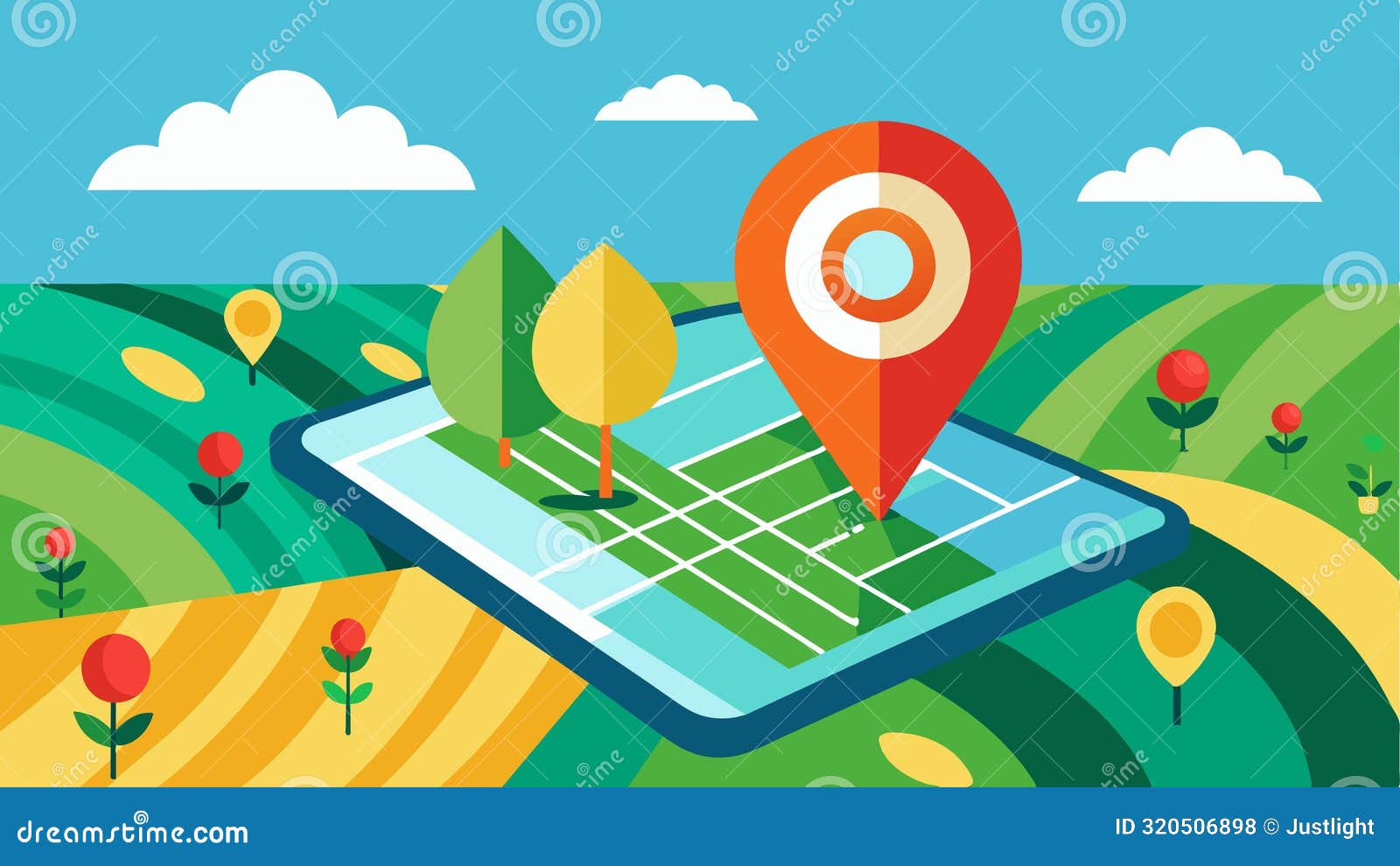 Using GPS Technology the Digital Platform Creates a Geospatial Map of ...