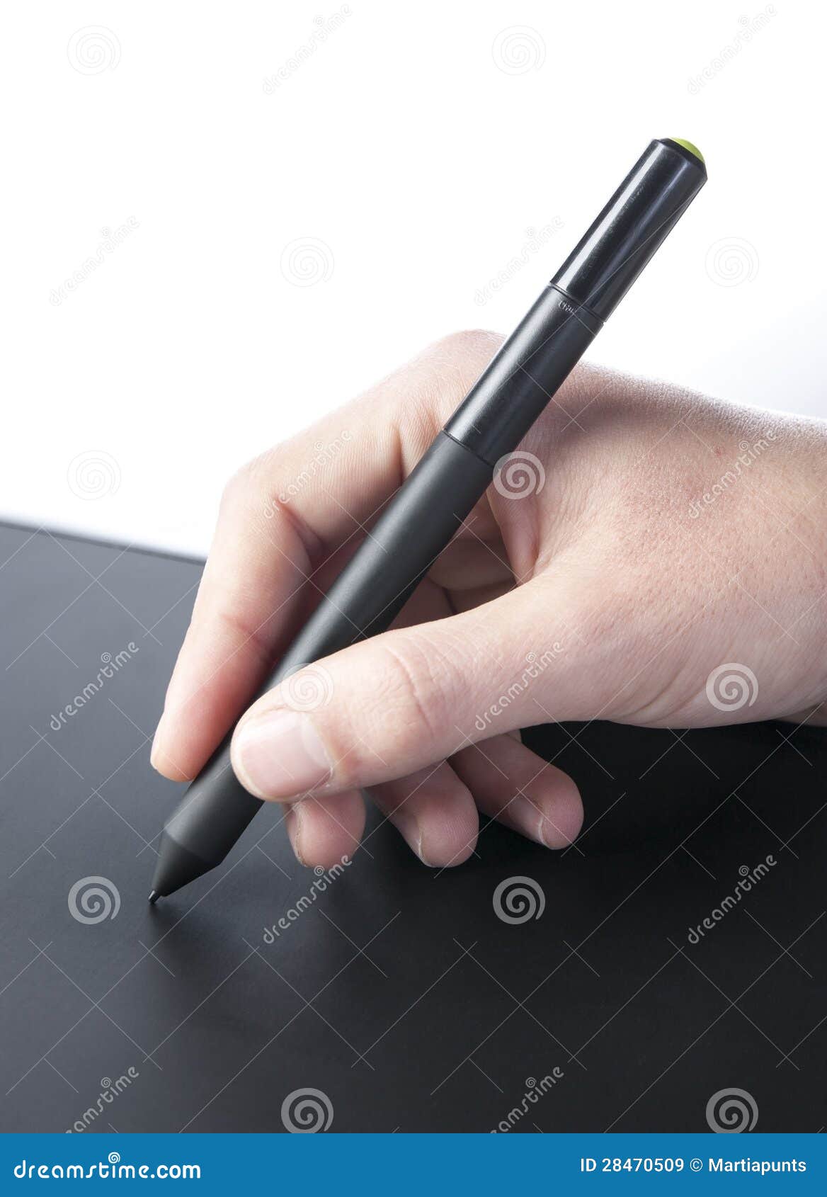 Using a Graphics Tablet with Hand Stock Image - Image of hand, designer ...