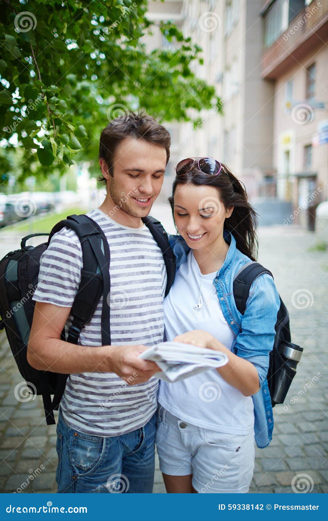 Using guide stock photo. Image of route, excursion, couple - 59338142