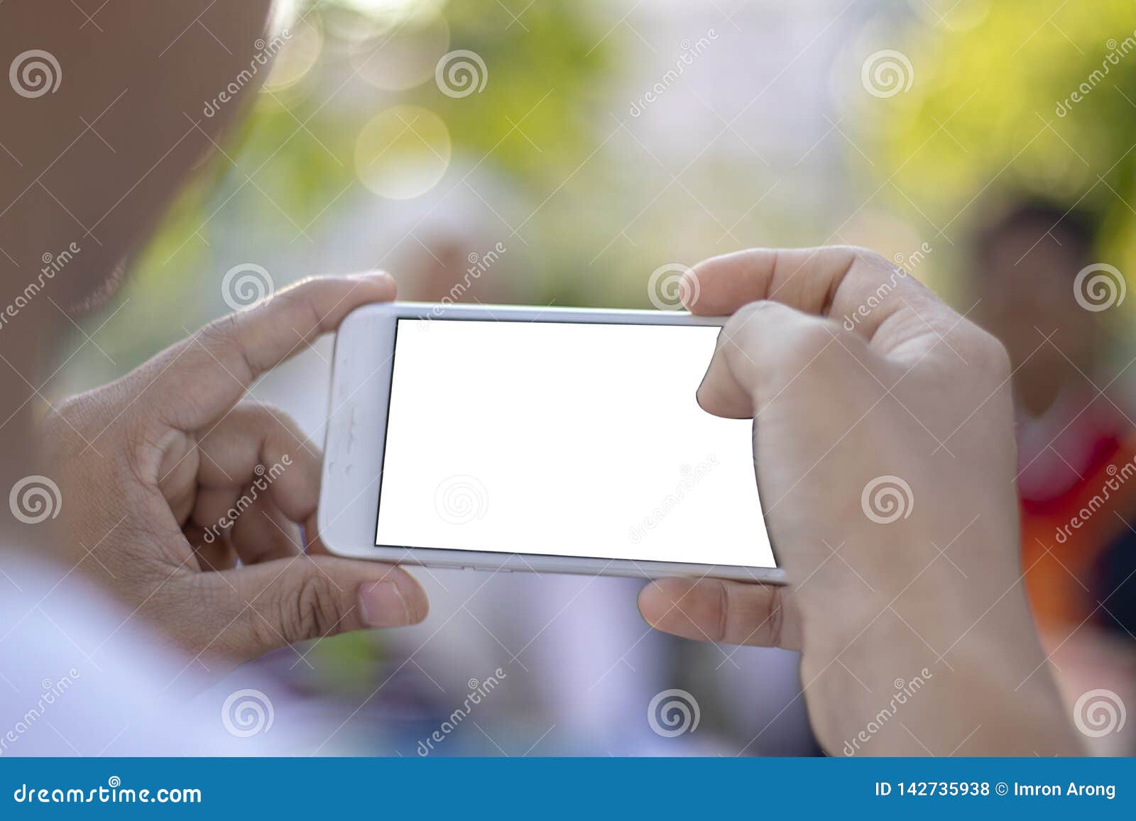 Are Using Hands To Take Pictures Stock Photo - Image of girl, putting ...