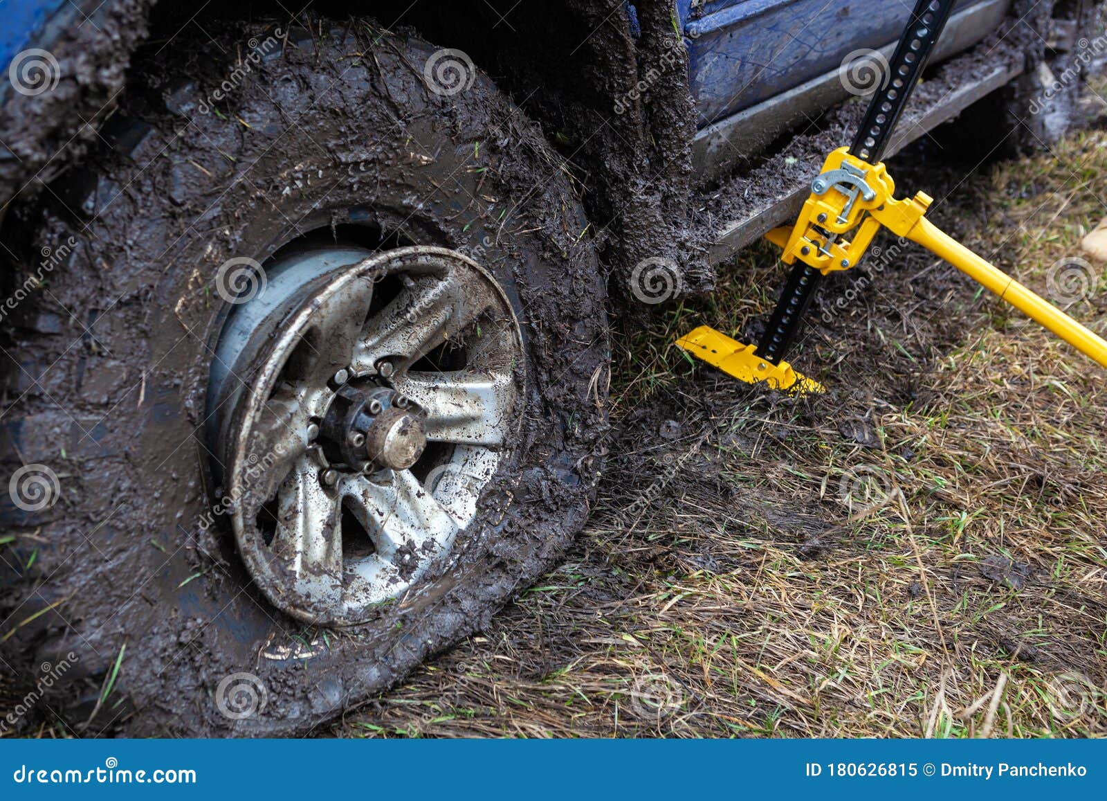 Using a High-lift Jack Closeup Stock Image - Image of lever, accessory ...