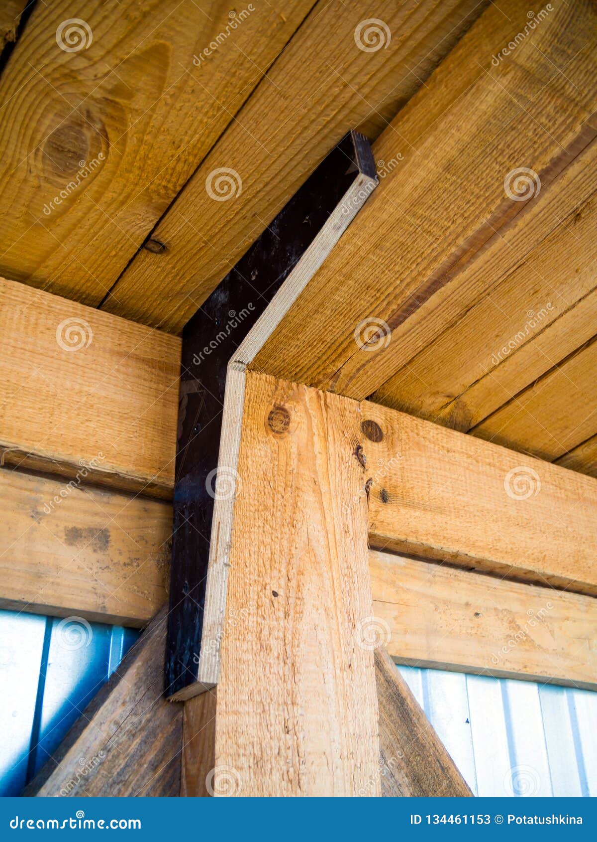 Using a Homemade Wooden Corner when Installing a Covered Transition ...