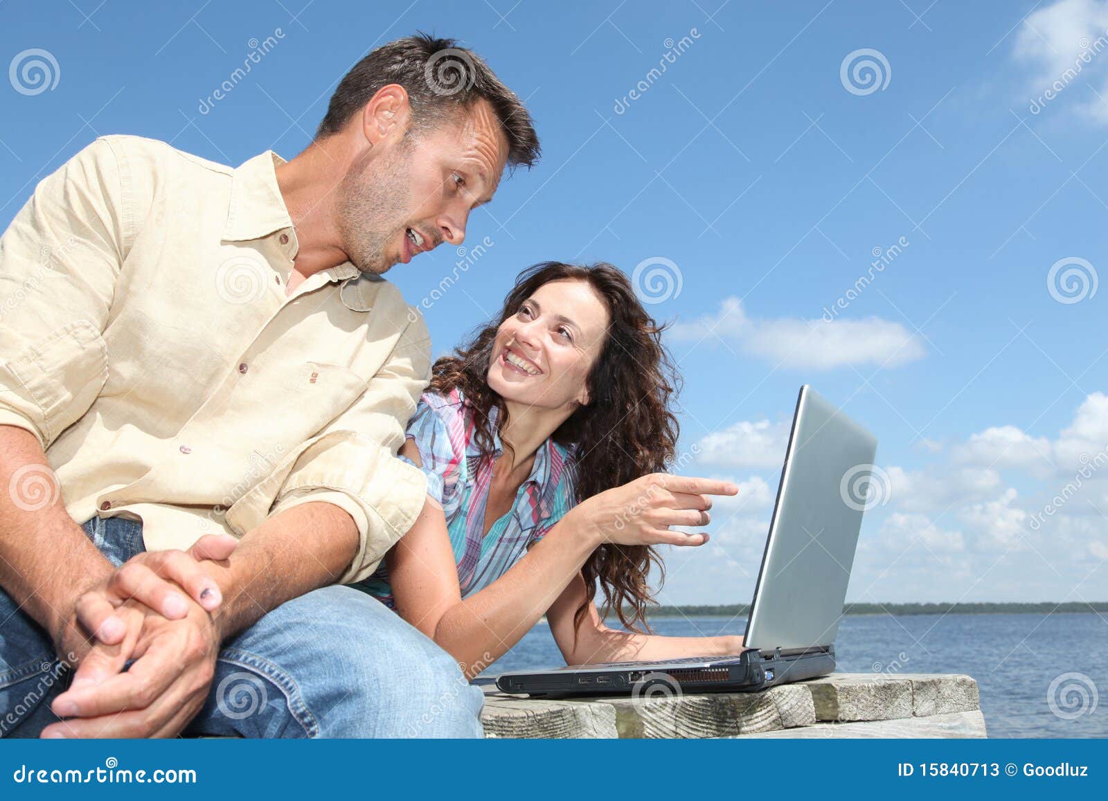 Using internet everywhere stock image. Image of bridge - 15840713