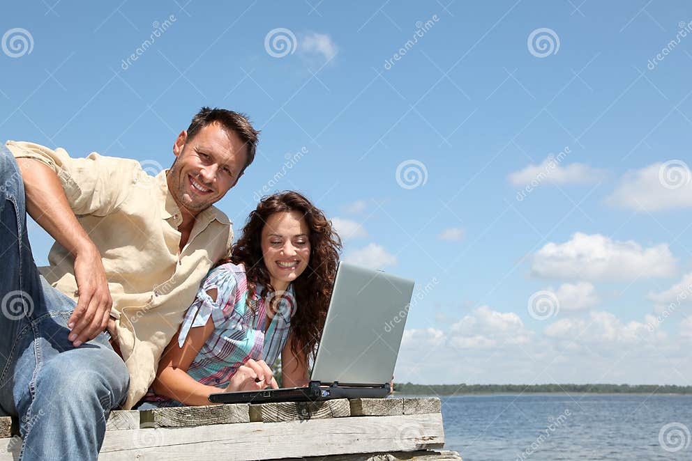 Using internet everywhere stock photo. Image of websurfing - 15840714