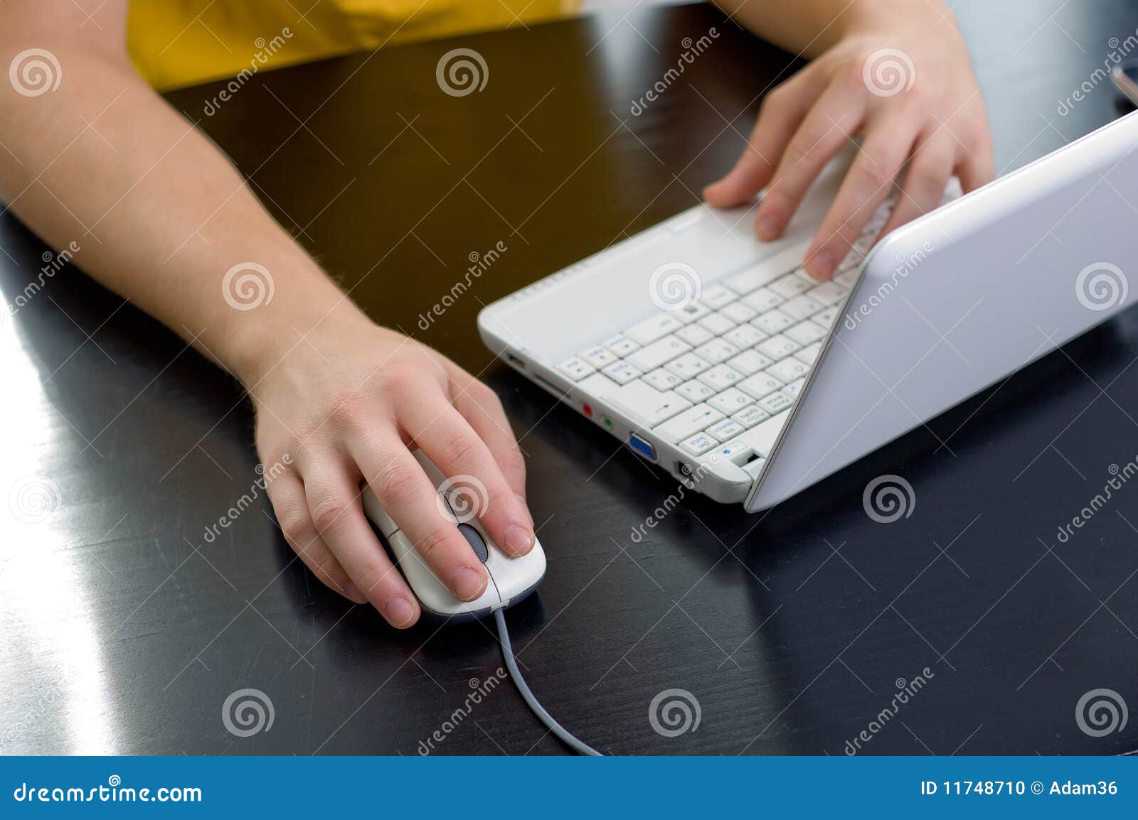 Using a laptop stock photo. Image of focus, notebook - 11748710