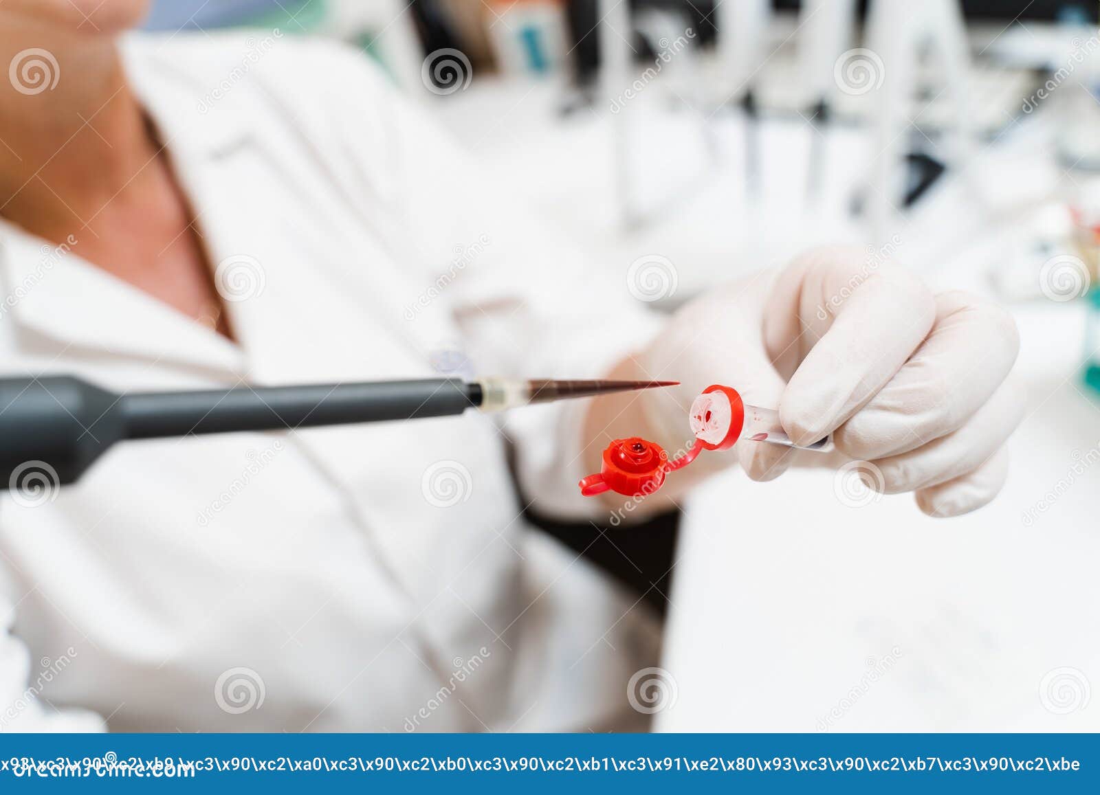 Using Microdoser for Blood Analysis and Test in Laboratory. Medical ...