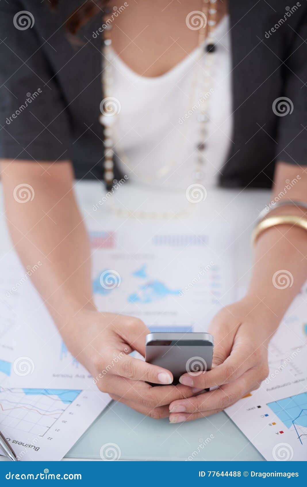 Using mobile app stock photo. Image of phone, business - 77644488
