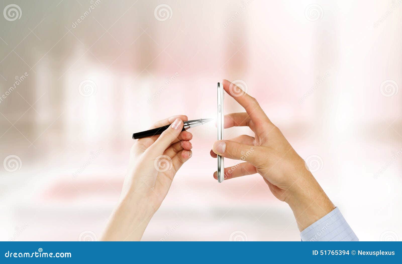 Using mobile phone stock photo. Image of gadgets, copy - 51765394