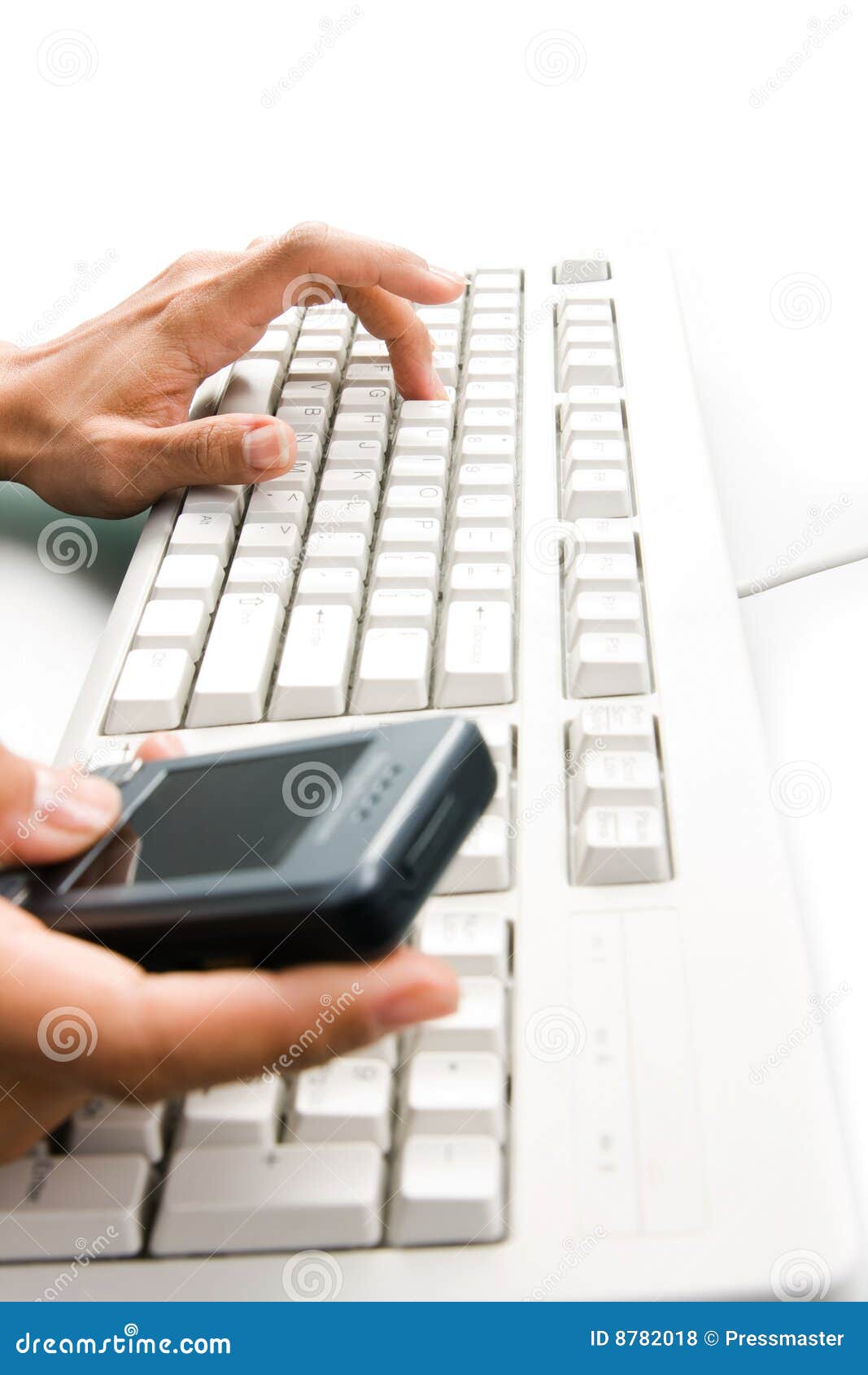 Using Modern Technical Devices Stock Photo - Image of enter, electronic ...