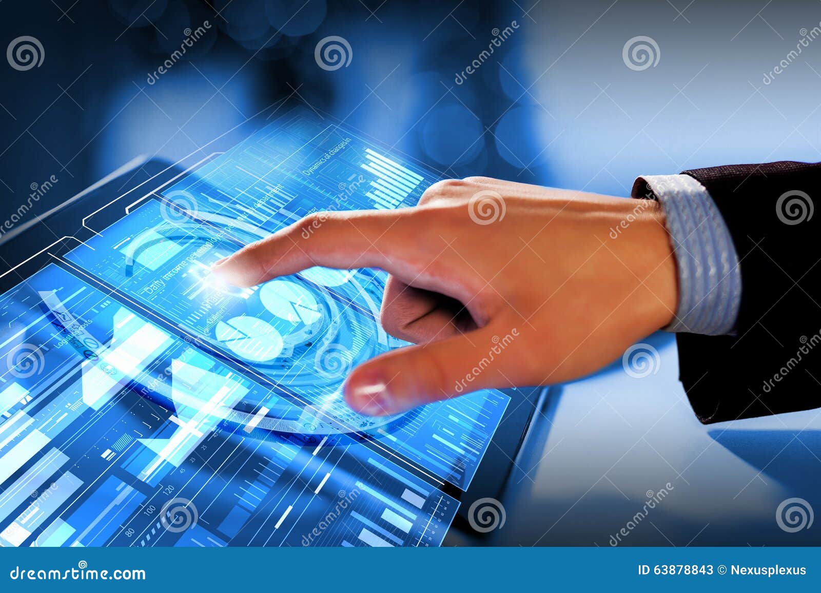 Using modern technologies stock image. Image of choose - 63878843