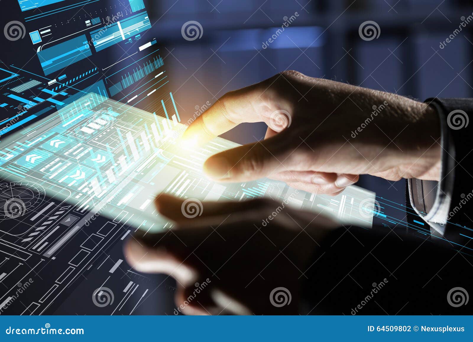 Using modern technologies stock photo. Image of diagram - 64509802