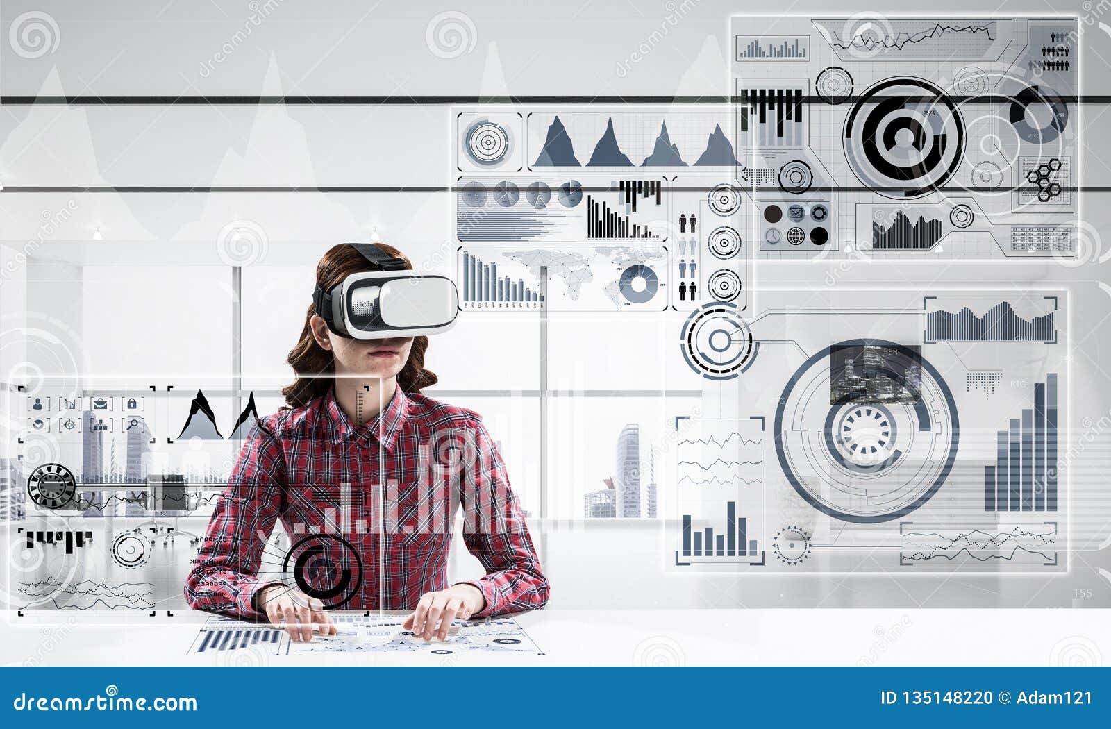Using modern technologies stock photo. Image of interface - 135148220