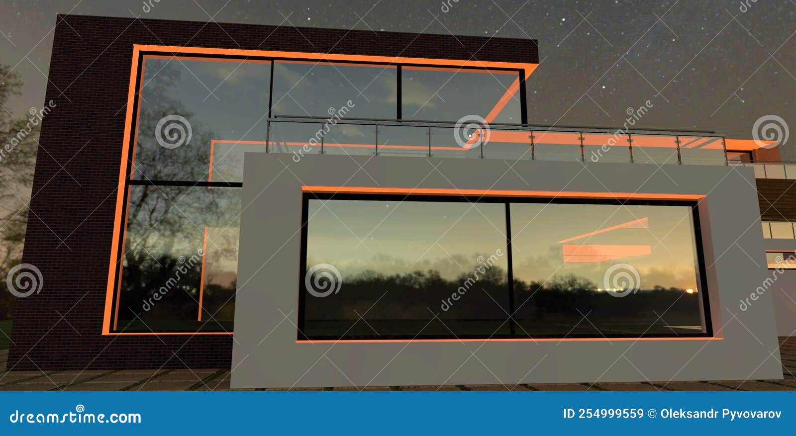 Using an Orange LED Strip As a Backlight for a Modern Home. Experiments ...