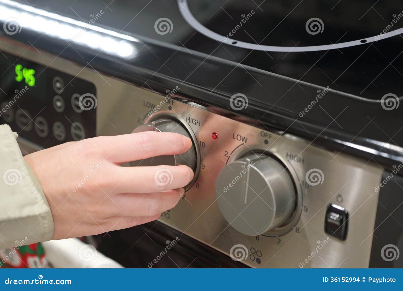 Using the Oven stock photo. Image of appliance, close - 36152994
