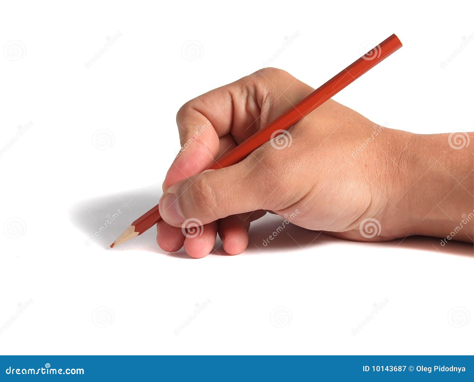 Using the pencils stock image. Image of abstract, hand - 10143687