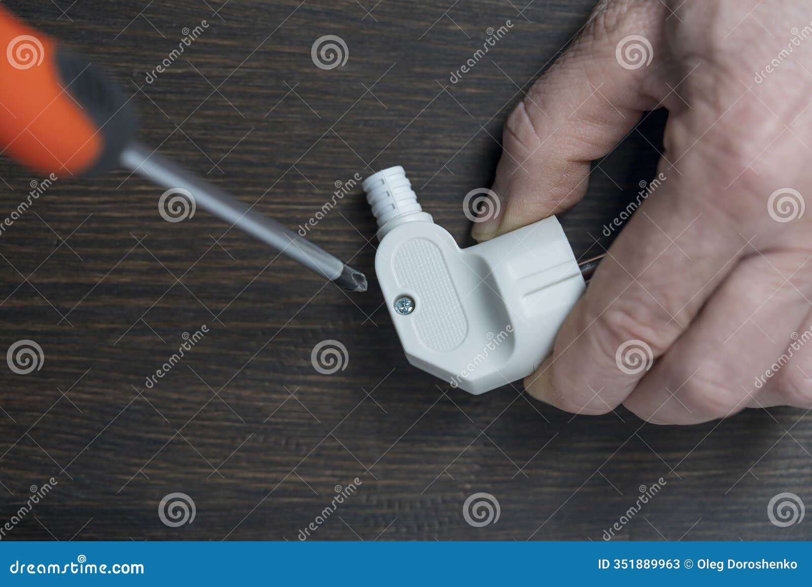 Using a Phillips Screwdriver, Loosen the on the White Electrical Power ...