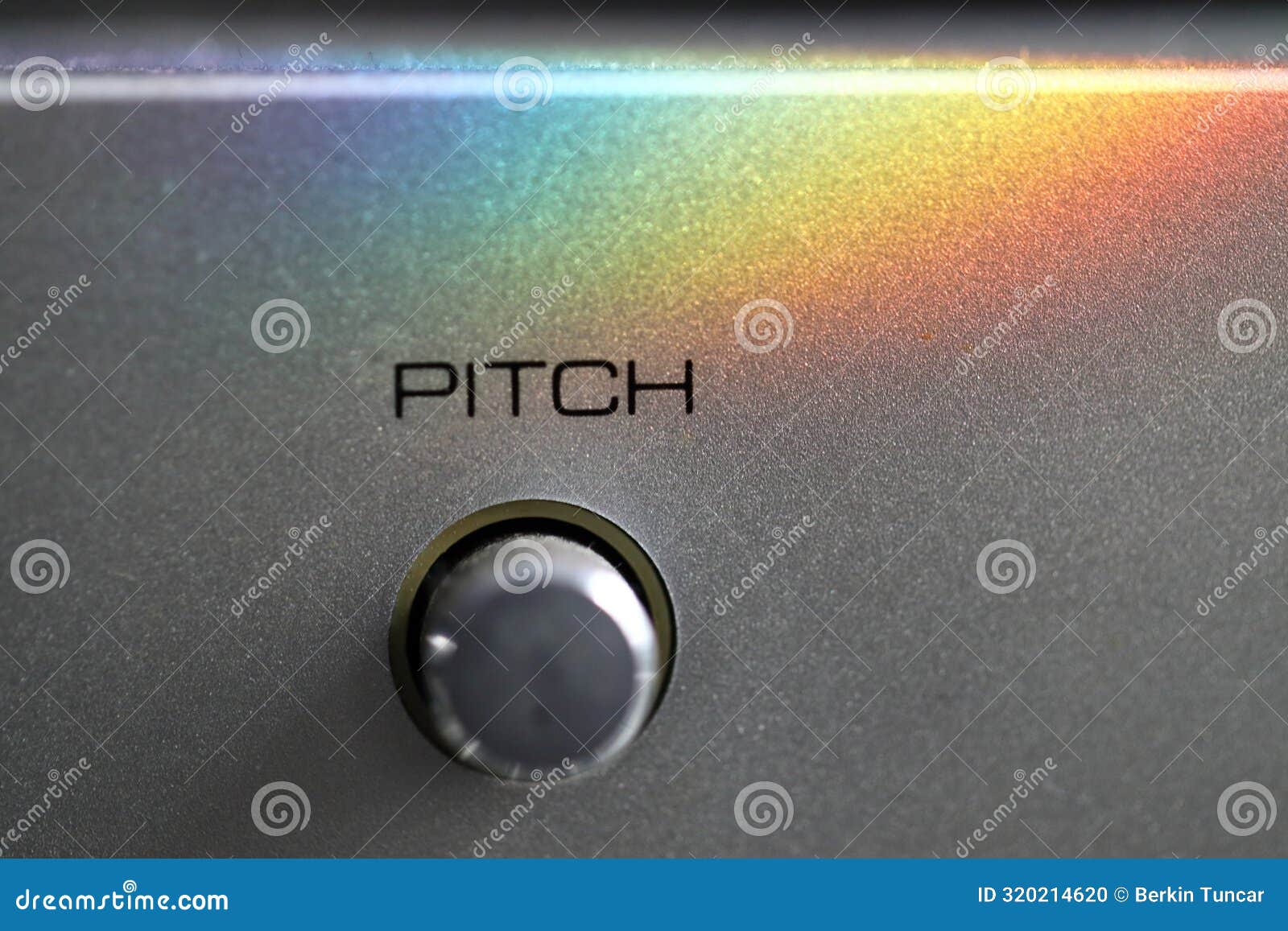 Using a Pitch Wheel on a MIDI Musical Keyboard. with Rainbow Colors ...