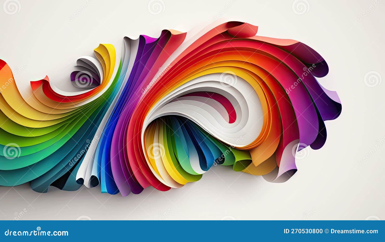 Using A Rainbow Color Palette In Your 3D Background Royalty-Free Stock ...