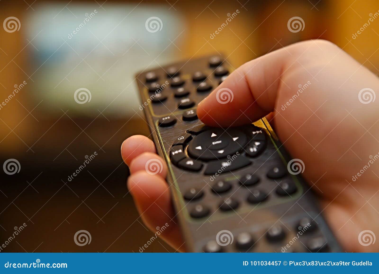 TV Remote Control stock image. Image of finger, media - 101034457