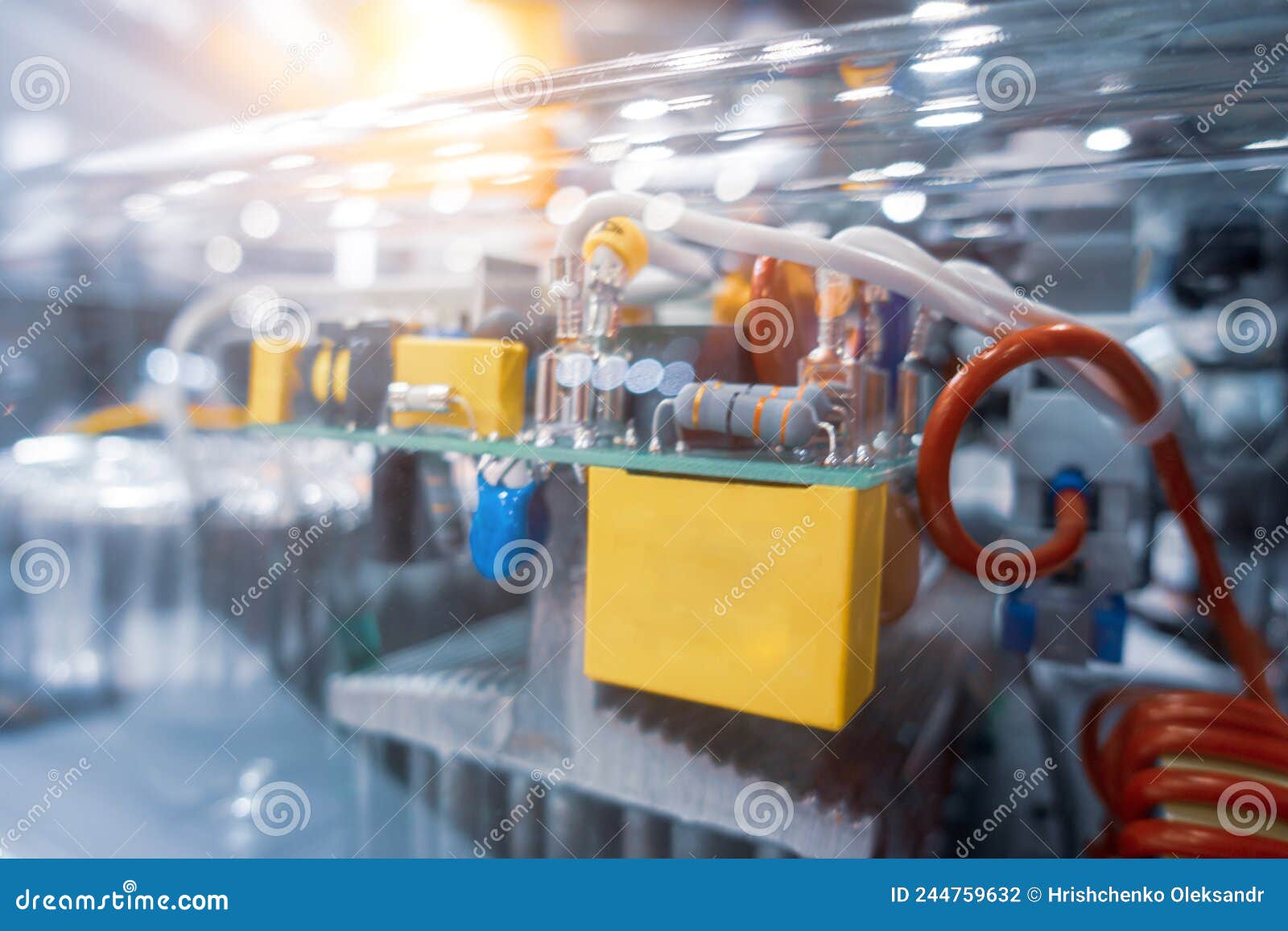 Using Resistor Assembly of Electronic Instrument Stock Photo - Image of ...