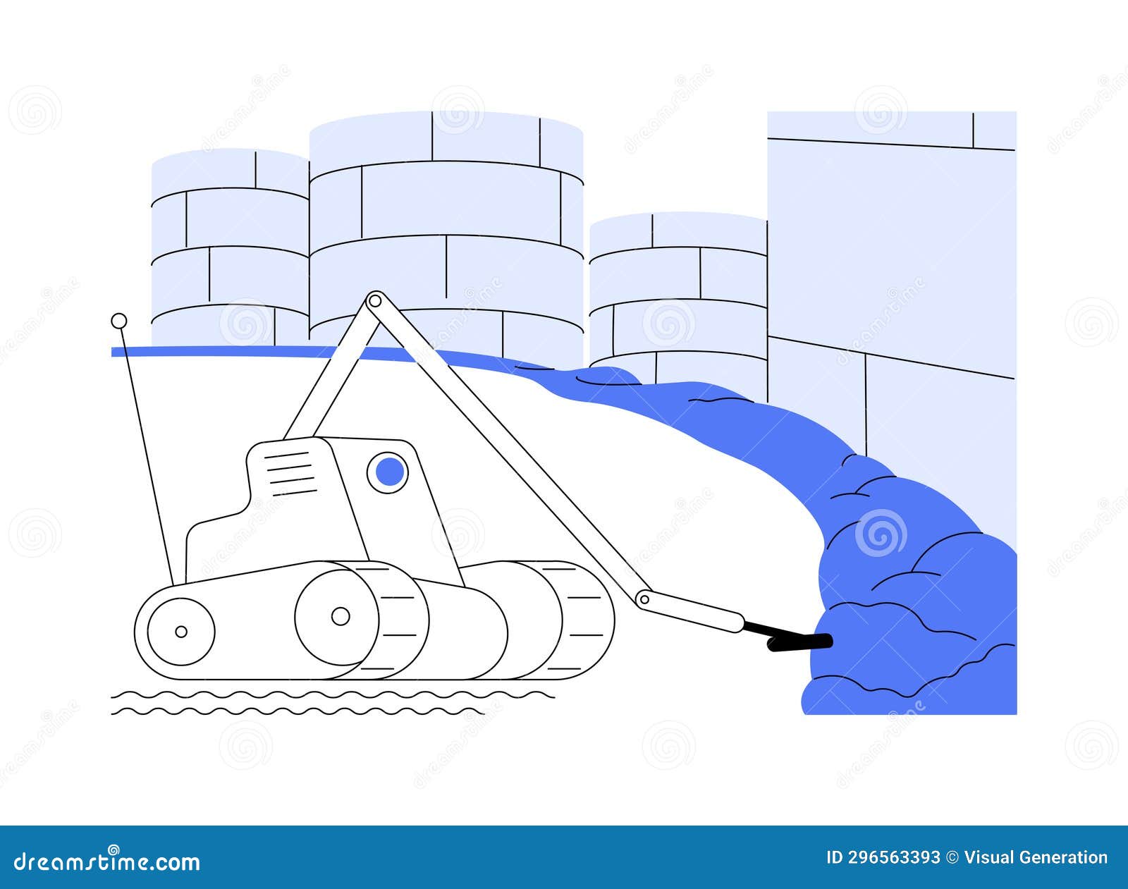 Robots Engineers Holding Construction Drawings Modern Robotic ...