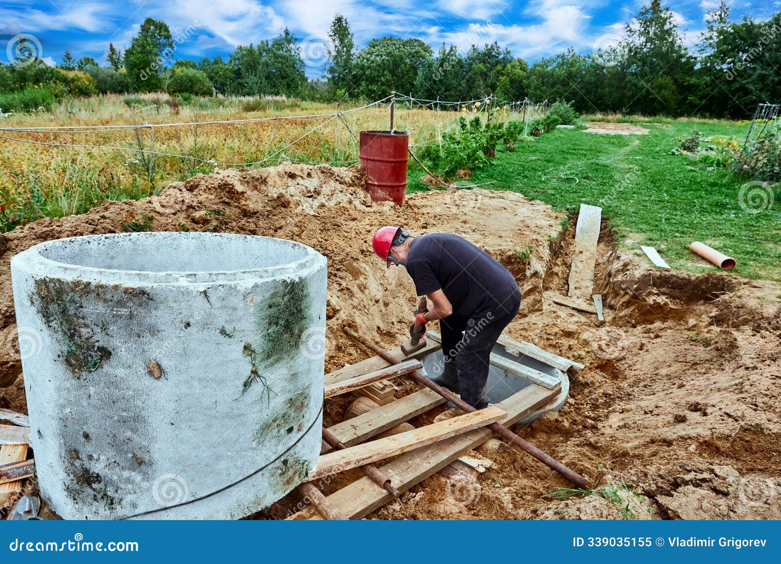 Using Roller Deck To Move Concrete Ring during Installation of an ...