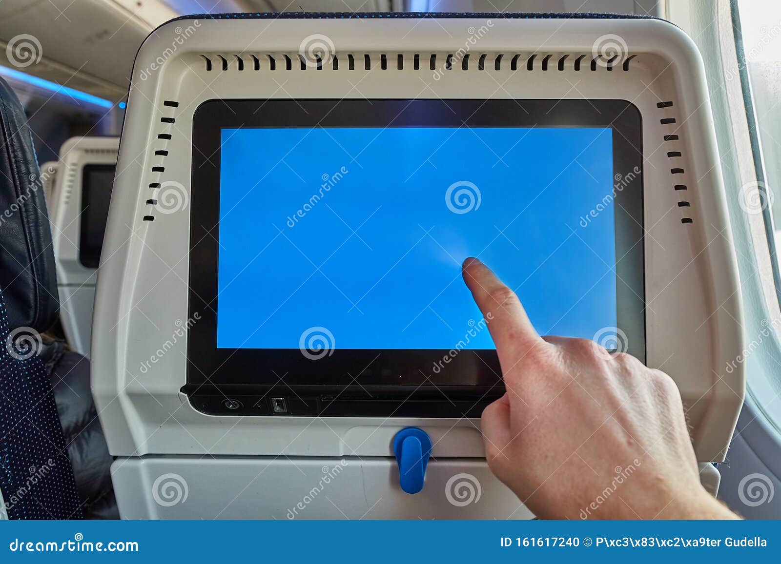Plane Infotainment Screen Royalty-Free Stock Photography ...