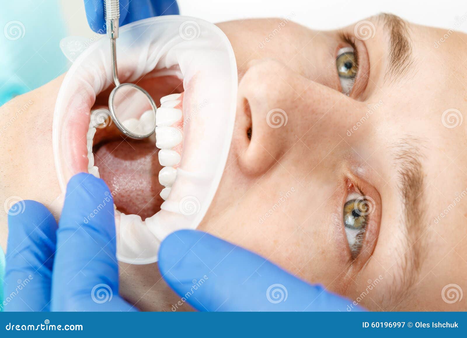 Using Security Editor Lips during the Inspection Stock Image - Image of ...