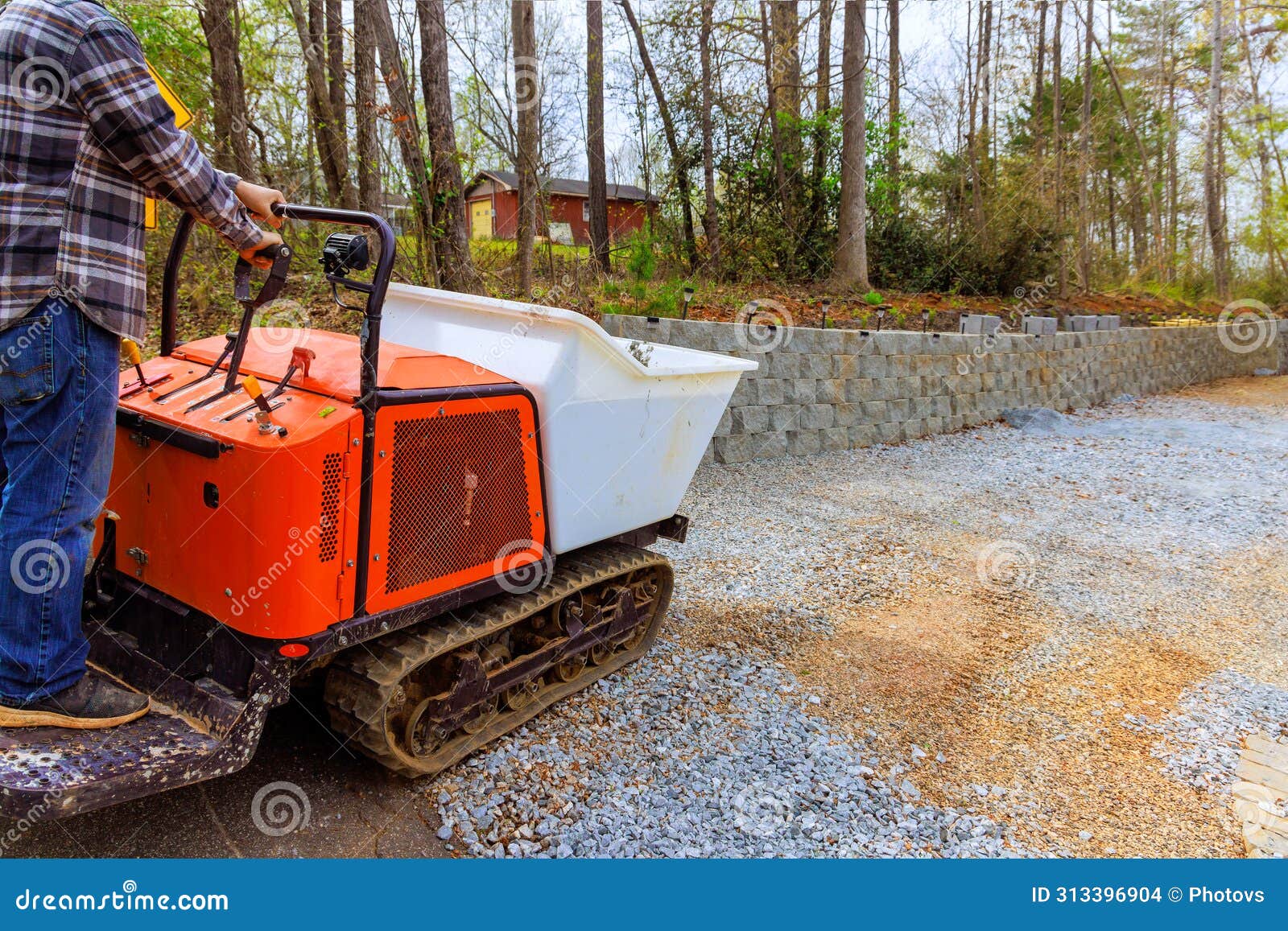 Dumping Concrete In Pumper Machine Royalty-Free Stock Photography ...