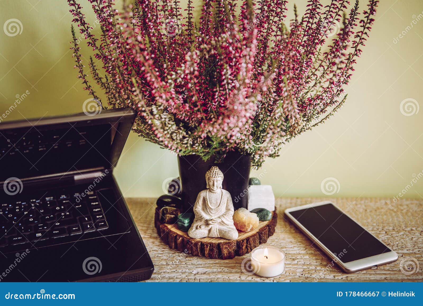 Using Semi Precious Gemstone Crystals at Workplace Desk To Boost ...