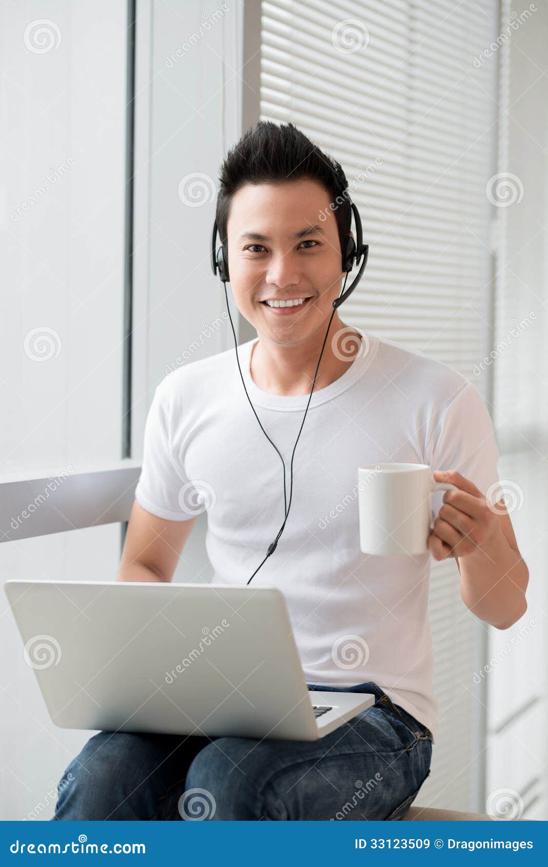 Using Skype stock image. Image of holding, adult, happiness - 33123509