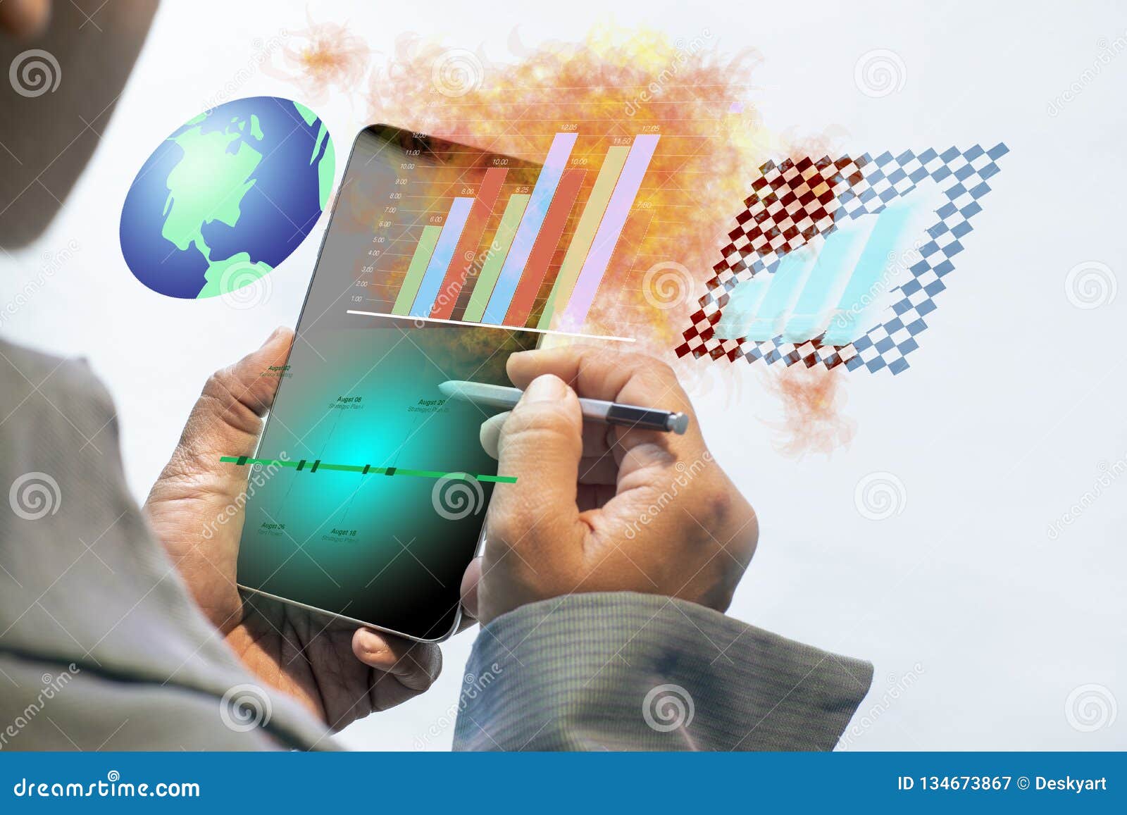 Using Smartphone in Doing Business Technology. Reports and Graphs ...