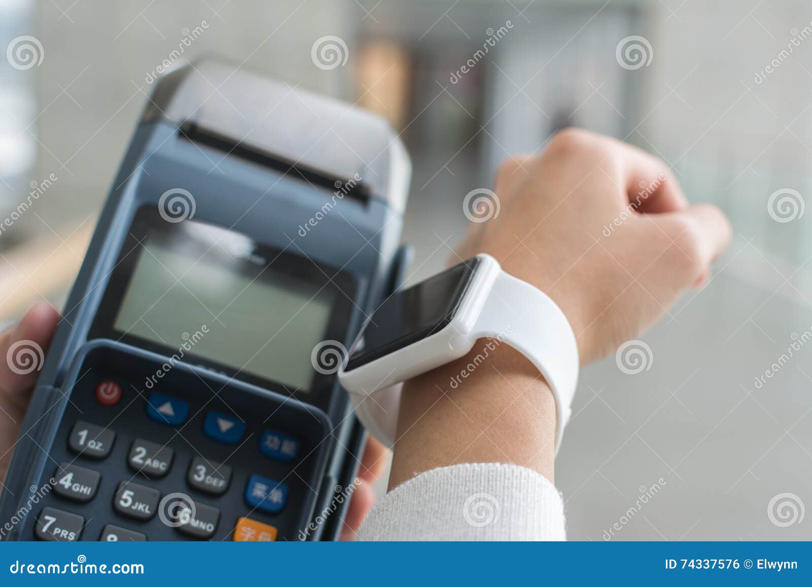 Using Smartwatch stock photo. Image of digital, sense - 74337576